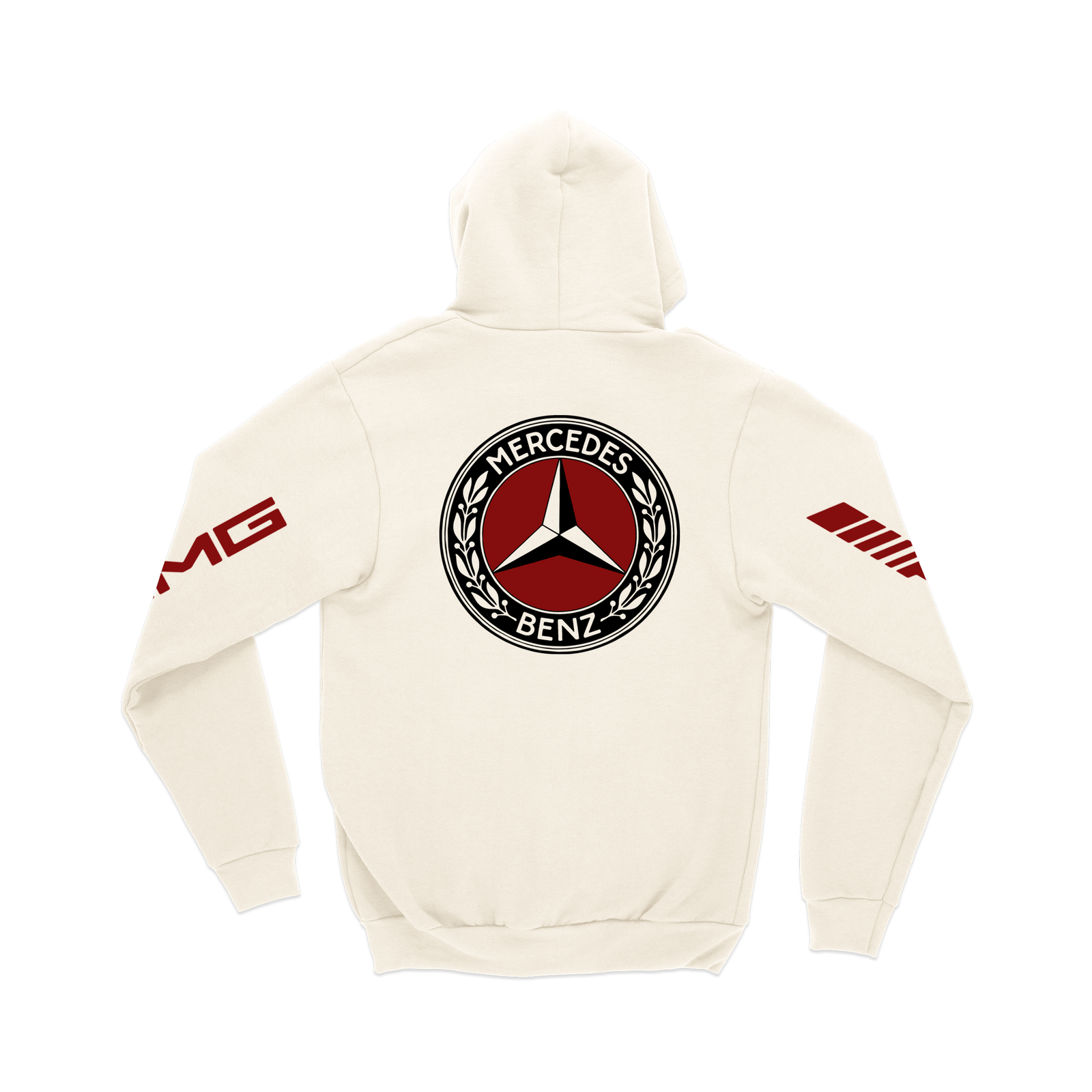 Moletom Canguru Mercedes AMG Retrô Logo Off White – Autofãs Store